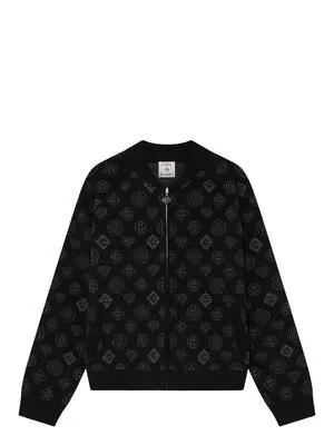 Casablanca Monogram Jacquard Bomber Jacket - Multicolor