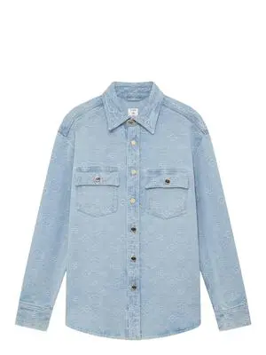 Casablanca Denim Monogram Shirt - Multicolor