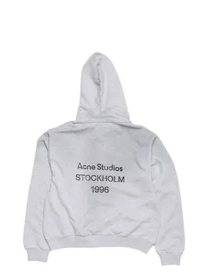 Acne Studios Logo Hoodie - Light Grey
