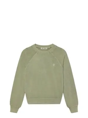 Eterne Shrunken Raglan Sweatshirt - Sage