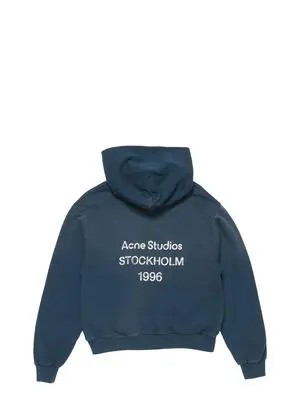 Acne Studios Logo Hoodie - Blue