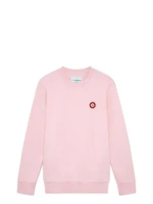 Casablanca Logo Patch Crewneck Sweatshirt - Pink
