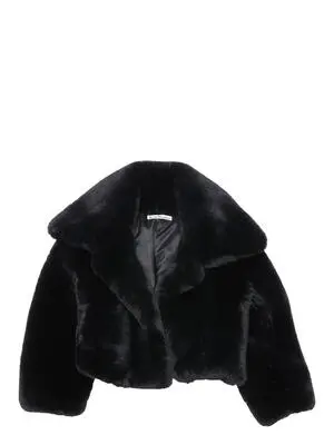 Acne Studios Faux Fur Collar Jacket - Black