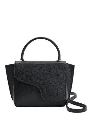 ATP ATELIER Montalcino Grained Calf Bag - Black