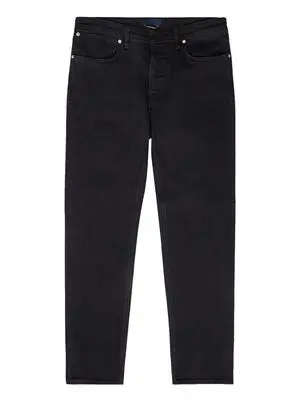 Stone Island Slim-leg Stretch-denim Jeans - Black