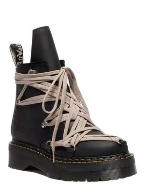 Dr. Martens 1460 Rick Owens Megalace Platform Boots - Black