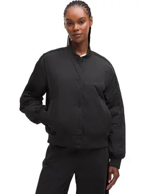Lululemon Collegiate Bomber Jacket - Black/black