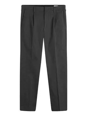Nn07 Bill Pleated Trousers - Black Multi