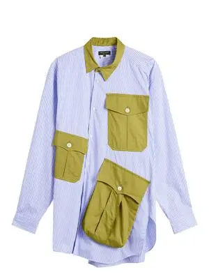 Comme Des Garçons Pocket Shirt - Blue