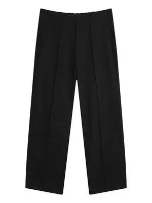 LADY WHITE CO. Jersey Band Pants - Black