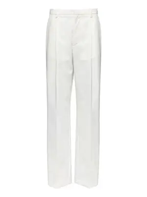 MAISON MARGIELA Pleated Tailored Trousers - White
