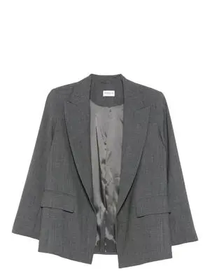 Marella Open-front Blazer - Grey
