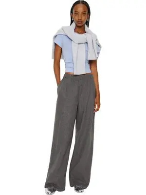 REFORMATION Fernando Wide Leg Pant - Grey