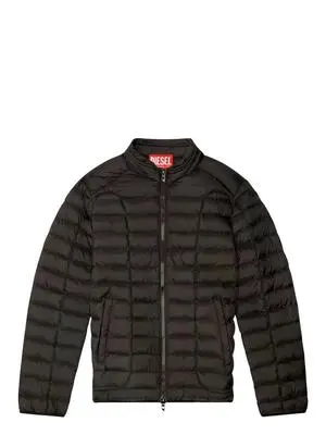 DIESEL® Zip-up Padded Jacket - Black