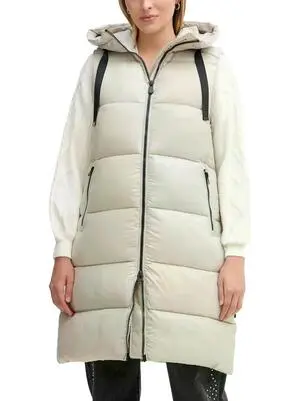 SAVE THE DUCK Iria Hooded Gilet - Neutrals