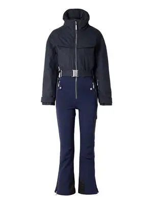 Cordova Eiger Belted Wool-blend And Twill Ski Suit Navy