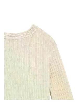 Isabel Marant Dixie Ribbed-knit Jumper - Neutrals