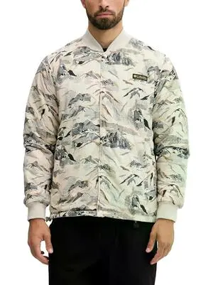 Columbia Graphic-print Long-sleeve Jacket - Neutrals