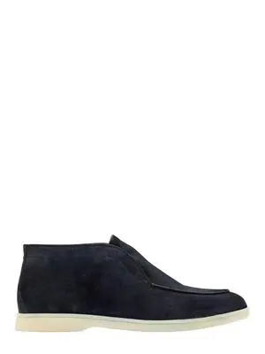 FORSA Suede Slip-on Boots - Blue