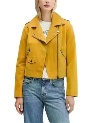 Desigual Zip Pocket Jacket - Yellow