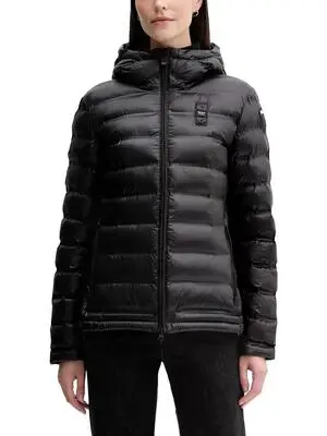 BLAUER. Ellis Hooded Padded Jacket - Black