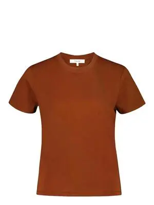 FRAME Short-sleeve Cotton T-shirt - Brown