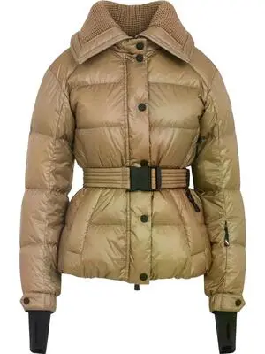 Moncler Belted Jacket - Brown
