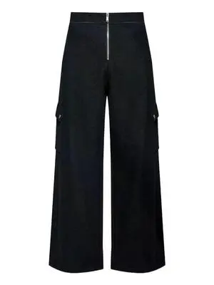 JIL SANDER Zip-fastening Wool Blend Trousers