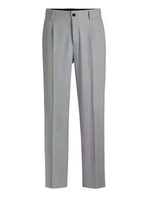 Hugo Pleated Trousers - Grey