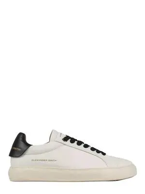 ALEXANDER SMITH Soho Leather Sneakers - White