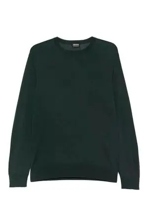 Zegna Round-neck Sweater - Green