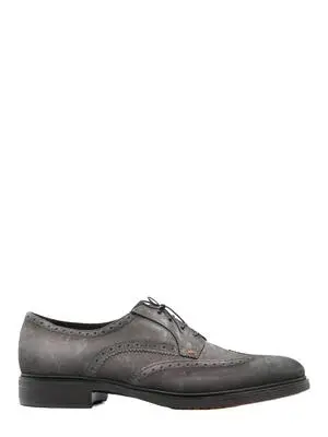 SANTONI Easy Oxford Shoes