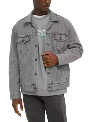 LEVI'S The Trucker Denim Jacket - Grey
