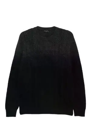 ROBERTO COLLINA Crew-neck Long Sleeve Sweater - Blue