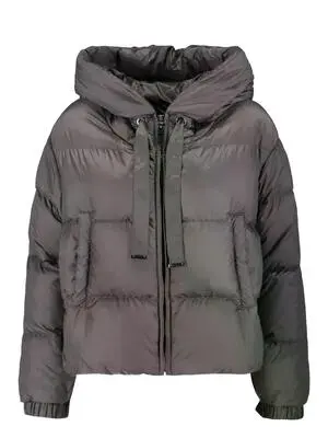 Max Mara Hooded Puffer Jacket - Grey