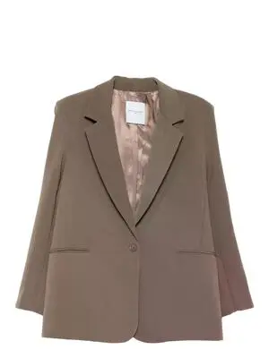 ISABELLE BLANCHE Single-breasted Blazer - Brown