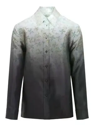 JIL SANDER Floral-print Shirt - Green