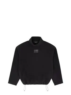 MM6 MAISON MARGIELA X SALOMON Logo Turtleneck Sweatshirt - Black