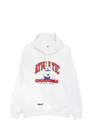 CHOCOOLATE Hooded Pullover Sweatshirt - Grey