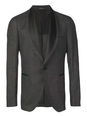 Tagliatore Classic Single-breasted Blazer - Grey