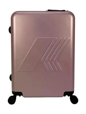 K-WAY Logo-embossed Luggage - Pink
