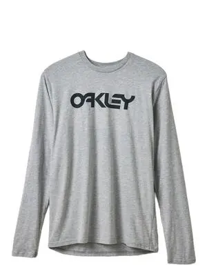 Oakley Mark Ii Logo Graphic Long Sleeve Tee - Grey