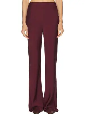 SRG Lennon Silk Pant - Oxblood