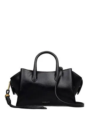RADLEY The Romilly Small Ziptop Satchel Bag Black