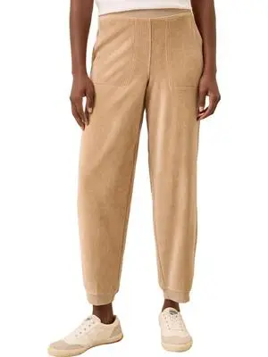 PACT Organic Cotton Pure Velour Relaxed Sweatpant - Sesame