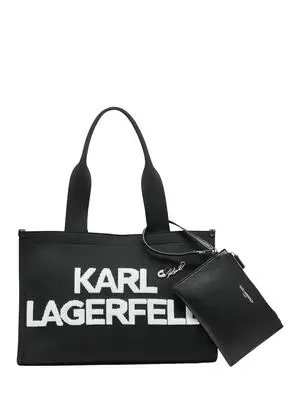 Karl Lagerfeld Paris Kristina Tote - Black/silver