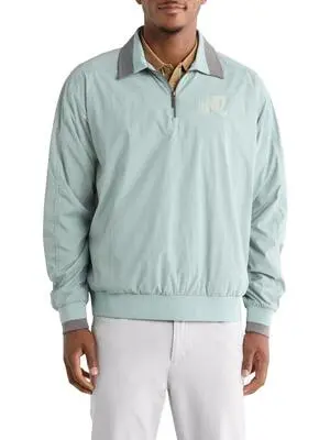 MALBON Quarter-zip Pullover - Light Blue