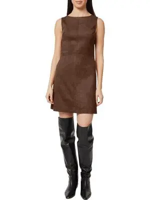 HABITUAL Suede Shift Dress