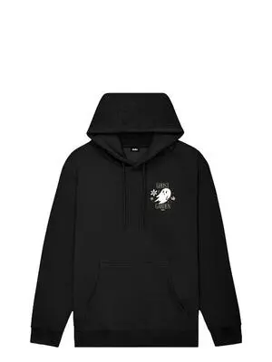 DALIX Ghost Garden Relaxed Fit Hoodie - Black