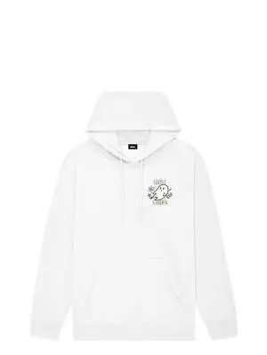 DALIX Ghost Garden Relaxed Fit Hoodie - White